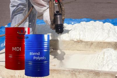 China VI-R02 High Density PU Blend Polyols for Spray Foam Insulation - 310-380 mgKOH/g Hydroxyl Value, 100-200 mPa.s Viscosity for sale