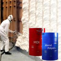 China VI-R02 High Density PU Blend Polyols Spray Foam Insulation Material 310-380 mgKOH/g Hydroxyl Value for sale