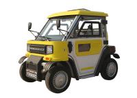 China 120Ah Gel Battery 2 Seats 4 Wheel Drive Electric Car , 2.8KW Smart Auto Electric Car for sale