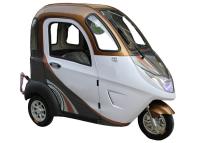 China Handle Steering Wheelbase 1400mm Enclosed Electric Trike for sale