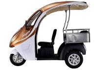China Brushless 800W 1200W Electric Tricycle Car for sale
