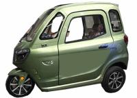 China ECO Enclosed Electric Tricycle 60V45Ah Battery 1000W Silent Motor Green Energy for sale