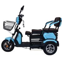 China Drum Brake 1200 Watts 12V 32Ah Three Wheel Electric Scooter for sale