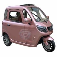 China Long Travel Range 60V 58Ah Enclosed Electric Trike for sale