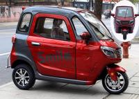 China Disc Brake 60V 1000W 58Ah Battery Enclosed Electric Tricycle for sale
