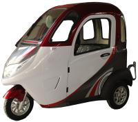 China 3 Wheel Rickshaw Electric Tricycle Motorized Tuktuk 800mm Trackbase for sale