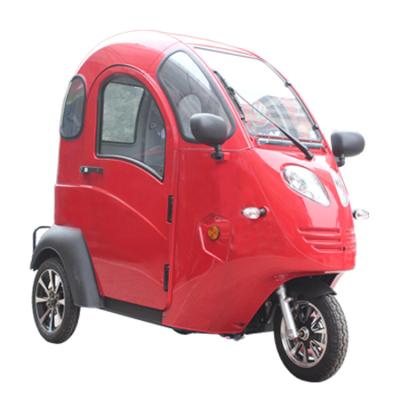 China 72V 20Ah Disabled 3 Wheel Electric Tricycle 1500W Enclosed Trike Motorcycle for sale