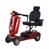 China 300W 24V 20Ah 4 Wheel Elderly Mobility Scooter High Chair Back for sale
