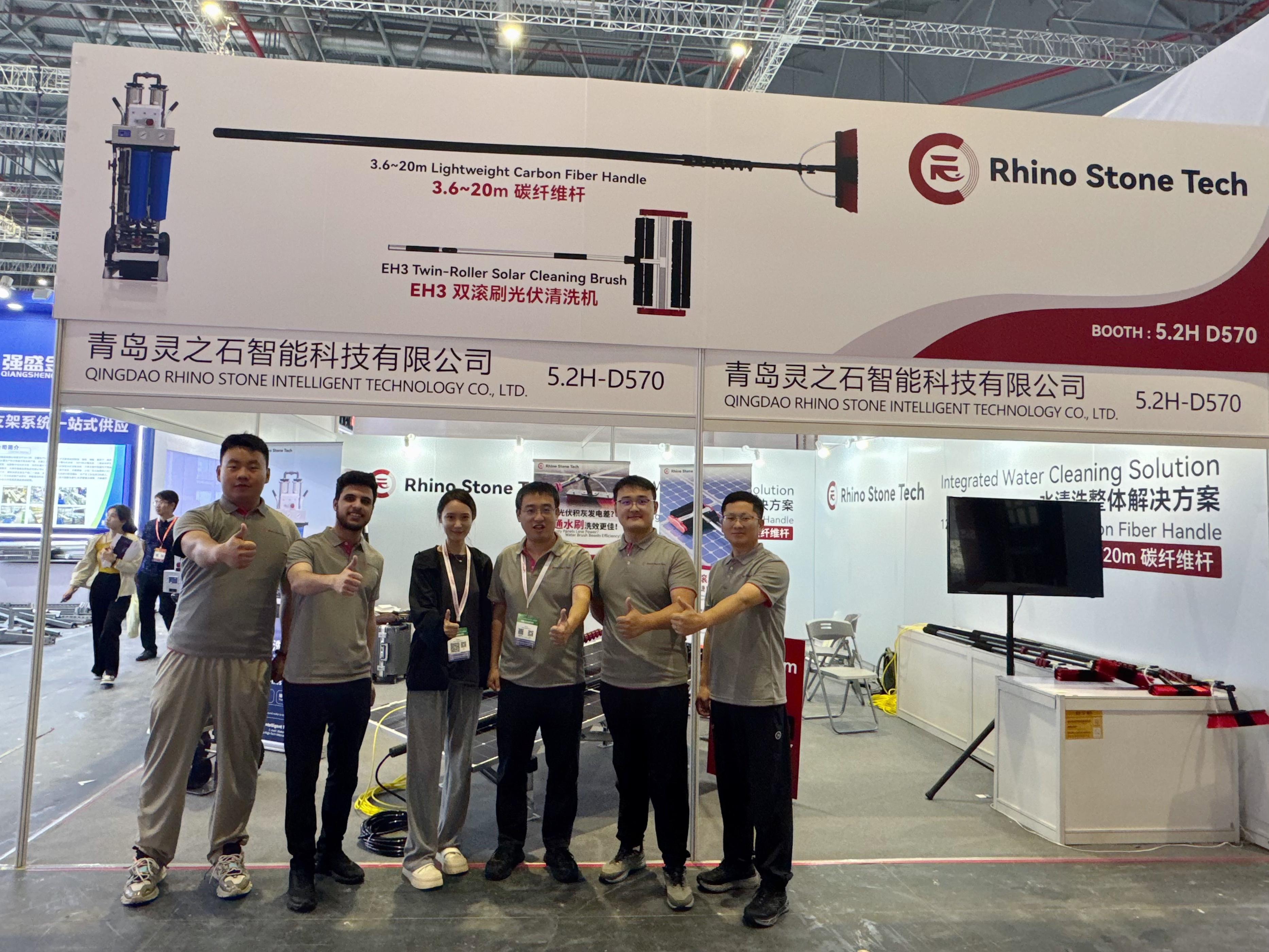 Rhino Stone team discussing with industry professionals