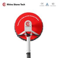 China Rotary Solar Panel Cleaning Brush 3.6M 5.4M Rotating Battery Powered Solar Panel Brush for sale