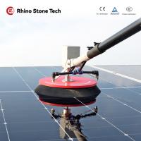 China 360RPM Solar Panel Washing Equipment 24V Double Disc  Solar Brush Cleaner for sale