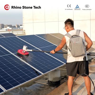 China Electric Rotating Commercial Solar Panel Cleaning Brush Equipment 3.6 7.5 Meters.​ for sale