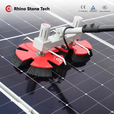 China Rotary Washing PV Cleaner Brush Double Disc Rotating Cleaning Equipment 3.6 Meters for sale