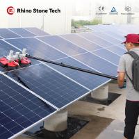 China Outdoor Alloy Solar Panel Rotating Brush  Solar Panel Cleaning Solutions Double Disc for sale