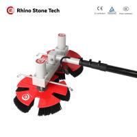 China Double-Head Solar Panel Cleaning Brush Photovoltaic Cleaning Equipment Tool Electric Rotating Disc Brush RHINO700-EH2 for sale