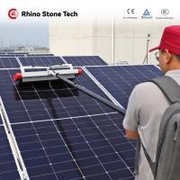 China Self Driven Solar Panel Washer Brush Lightweight Clean It Solar 5.4m 7.5m Telescopic Rod for sale