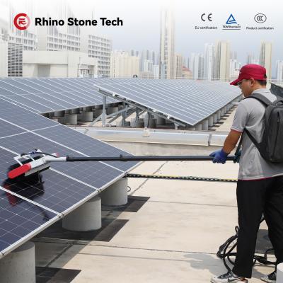 China Automatical Single Roller Brush Solar Panel Cleaning Machine Drying for sale
