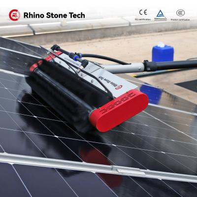 China Panel Safe Solar Panel Washer Brush Photovoltaic  Solar Panel Squeegee 630RPM for sale