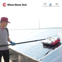 China Residential Commercial Solar Panel Roller Brush Adjustable  Solar Panel Washing System for sale