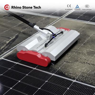 China Handheld Mobile Dual Roller Solar Cleaning Brush PV Power System Maintenance Toolings for sale