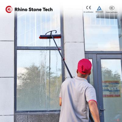China Telescopic Manual Water Fed Pole Cleaning Equipment Kit High Glass Window Washing for sale