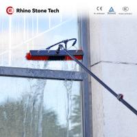 China Manual Telescopic Rod Water Fed Pole Rooftop Solar Panel High Glass Window Washing for sale