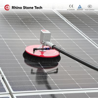 China Nylon Brush 340mm Rooftop Solar Panel Cleaning Solar Panel Washing Service 24V for sale