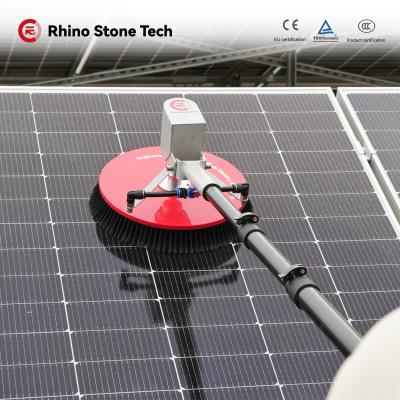 China 20m Pipe Rotating Solar Panel Cleaning Brush OEM Single Disc PV Clean Machine for sale