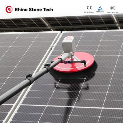 China Semi Automatic Solar Panel Cleaning Brush Brushless Motor Solar Power Cleaning 24V for sale