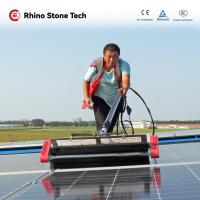 China 5.4m 7.5m Solar Panel Washing Equipment Solar Panel Roller Cleaning Brush 30AH for sale