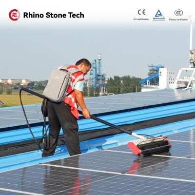 China Water Waterless Solar Panel Cleaner Roller Brush Heavy Duty Clear for sale