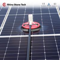 China Lithium Battery Powered Solar Panel Cleaning Brush Carbon Fiber 3.6m 5.4m 7.5m Solar Panel Washer Brush for sale