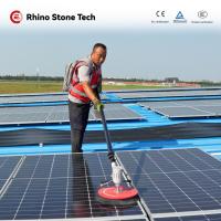 China Water Washing Solar Panel Cleaning Brush Single Disc 360RPM PV Array Roof Equipment for sale