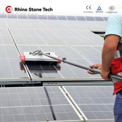 China Dry Washing Solar Panel Roller Brush Wet Washing Solar Roof Cleaning CE for sale