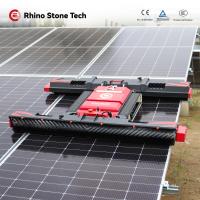 China Smart Solar Cleaner Automated Solar Cleaning Robot with Automatic Water Spray Autonomous Robotic PV Washer for Panels for sale