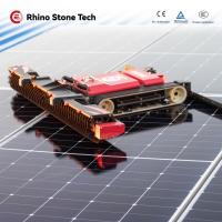 China Wireless Control System Electric Photovoltaic Cleaning Robot with Remote Control Solar Panel Cleaning Equipment for sale