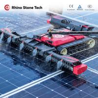 China Remote Controlled PV Module Cleaner Solar Cleaning Equipment Maintenance Robot Drit Washing Solution Machine Kit for sale