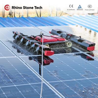 China Distance-Operated Robot Cleaning Crawler Solar Panel Dust Buster Solution PV Prevention Cleaner for sale