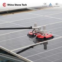 China Extension Pole Telescopic Solar Panels Brush Equipment Solar Farm Photovoltaic Cleaning Machine for sale