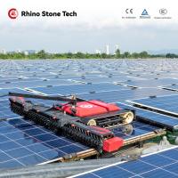China Clean PV Panels Tools Machine Solar Panel Cleaning Robot with Lithium Battery for PV Module Commercial & Industrial Solar Farm for sale