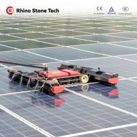 China Smart Solar Cleaner Automated Solar Cleaning Robot with Automatic Water Spray Autonomous Robotic PV Washer for sale