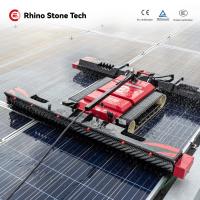 China Smart Solar Cleaner Automated Solar Cleaning Robot with Automatic Water Spray Autonomous Robotic PV Washer for sale
