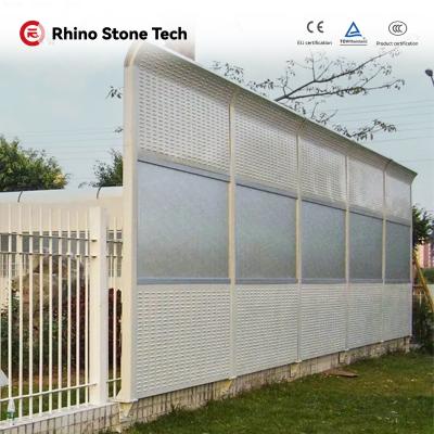 China Galvanized Steel Noise Barriers Energy Storage Sound Barrier with Anti-Aging Coating, Equipped with Ultrafine Glass Wool for sale