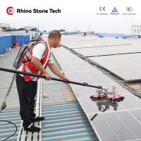 China Solar Cleaning Brush for Efficient Photovoltaic Panel Dry Wet Washing Cleaner Robot Equipment Lithium Battery for sale