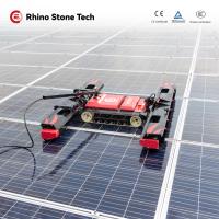 China Wet & Dry Modes Water Washing All-Weather Automatic Solar Panel Cleaning Robot for PV Power Stations for sale