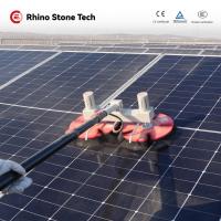 China Lithium Battery Double Head Solar Panel Dry & Wet Cleaning Robot Machine Rooftop/Wooden Deck/Solar Farming PV Washing Brush Photovoltaic Surface Cleaner for sale