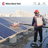 China Brushless Motor Water Spray PV Cleaner Robot Equipment 3.6m 5.4m 7.5m Carbon Fiber Telescopic Rod Lithium Battery Solar Panel Cleaning Brush for sale
