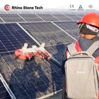 China Twin Disc Solar Panel Cleaning Brush with Heavy-Dust Scrubber Machine Robot PV Water Spraying Washing Kit for sale