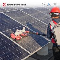 China Brushless Motor Industrial Facilities Rotary Solar Panel Cleaning Brush for PV Module Photovoltaic Farm Array Generation System Handheld Kit for sale
