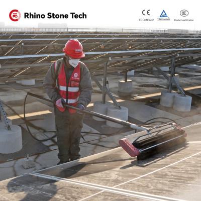 China Mobile Backpack Battery Power Solar Panel Cleaner with 3.6m 5.4m 7.5m Water-Power Telescopic Rod for sale